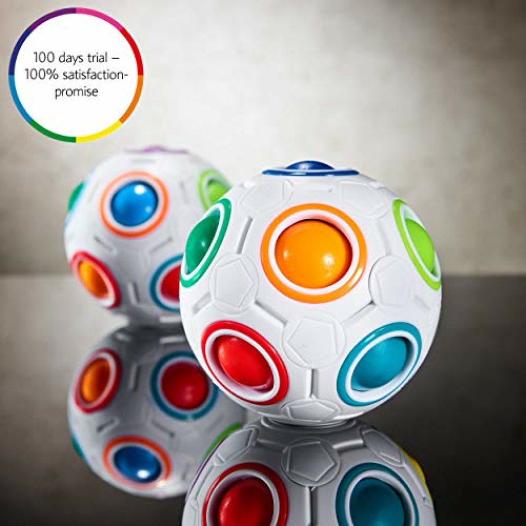 CUBIDI® Original Rainbow Puzzle Ball 3d Puzzles for Kids I Brain ...