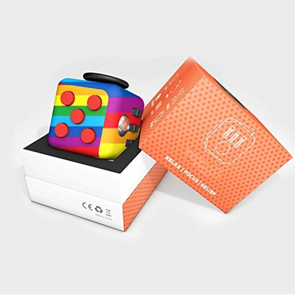 Maner Figit Cube Toys 6 Sides Hand Toy Every Day Carry Fiddle Cubes ...