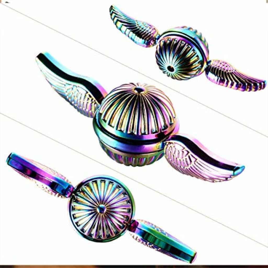 Snitch Fidget Spinner Metal Toy for Kids & Adults - Cool Magic Wizardly ...