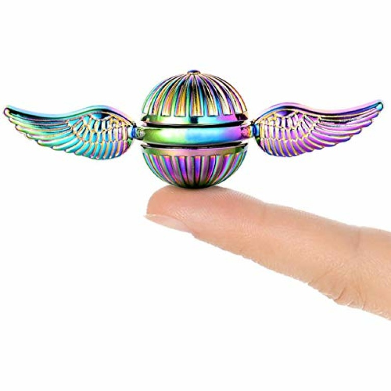 Snitch Fidget Spinner Metal Toy for Kids & Adults - Cool Magic Wizardly ...