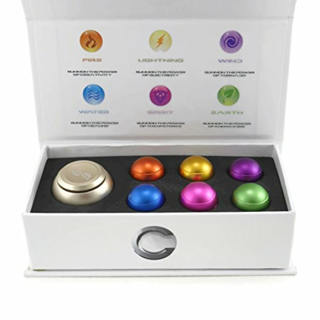 Tornado Elemental Power Orb Metal Fidget Spinner - Exclusive Power Case ...