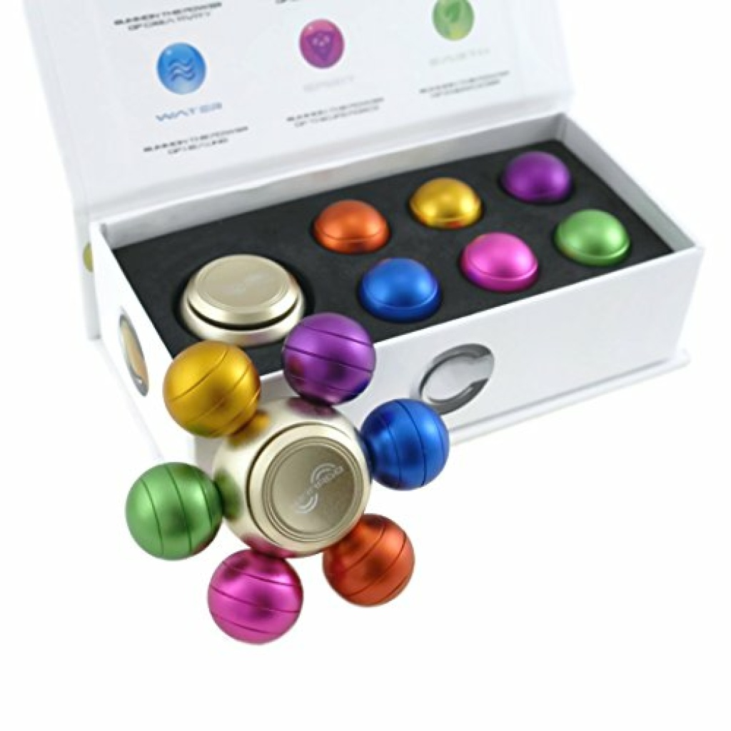 Tornado Elemental Power Orb Metal Fidget Spinner - Exclusive Power Case ...