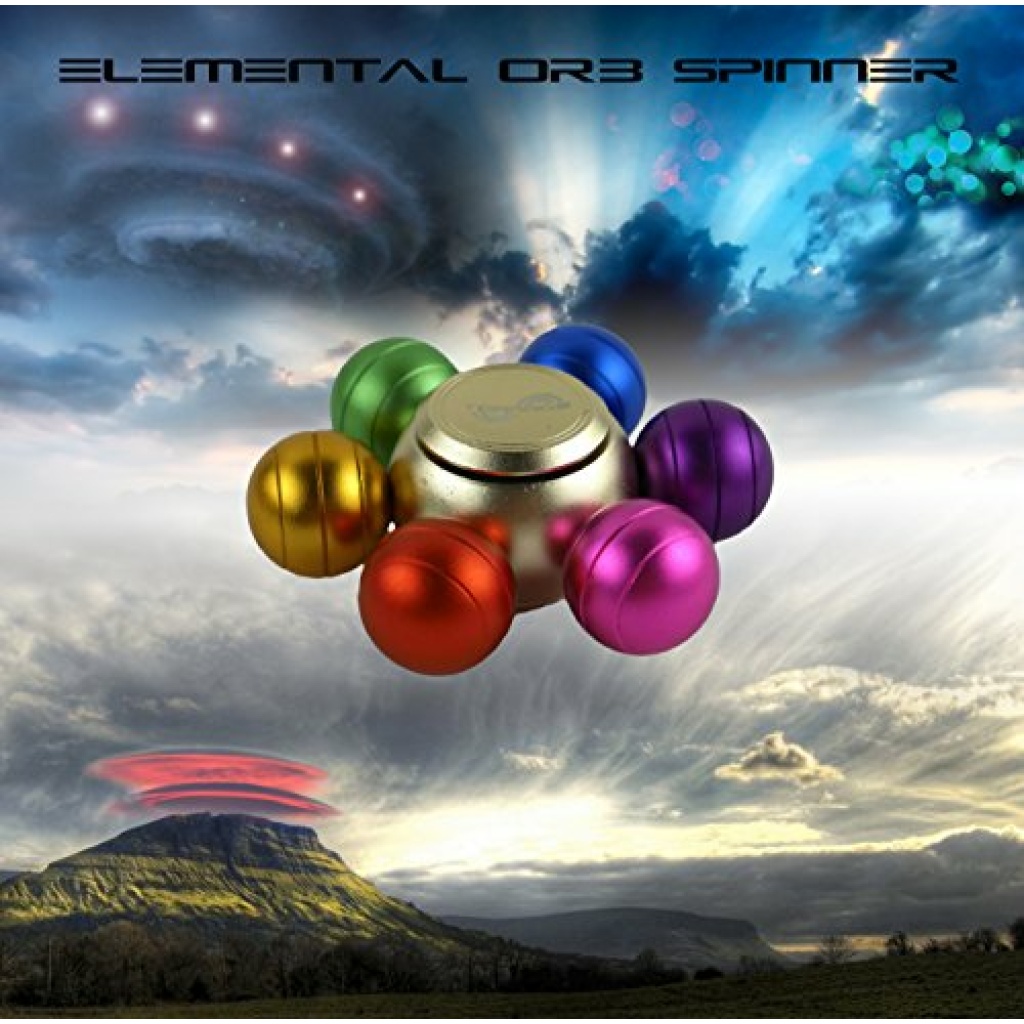 Tornado Elemental Power Orb Metal Fidget Spinner - Exclusive Power Case ...