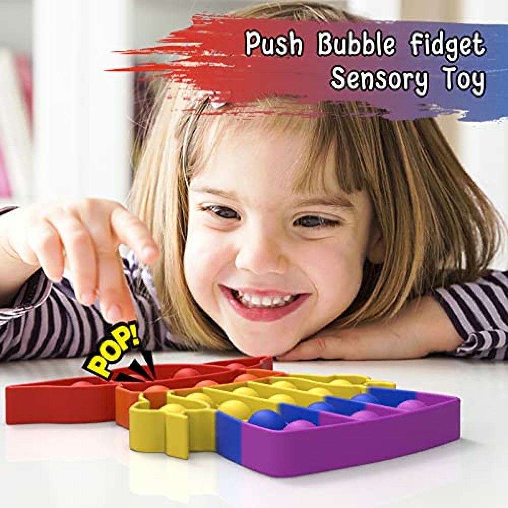 Yefun pop Bubble Sensory Fidget Toy, Autism Special Needs Stress ...