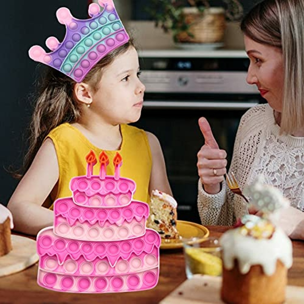 3Pack Fidget Birthday Cake Gift, Poppet Pop Fidgets for Girls Fidget ...