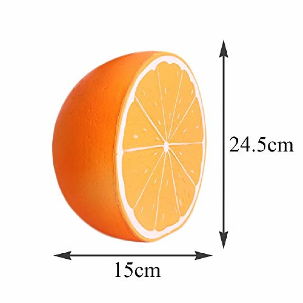 Anboor Squishies Giant Orange Super Jumbo Squishy Slow Rising Squeeze ...