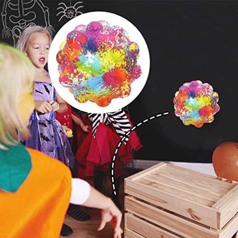 CYCFMYYLY Pop Ball It, Silicone Colorful Stress Relief Pop Balls ...