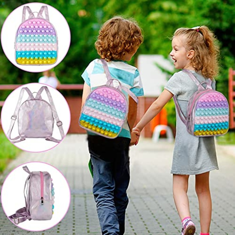 Pop Backpack it, Pop Bag it Fidget Handbag, Pop Fidget It Toys Backpack ...