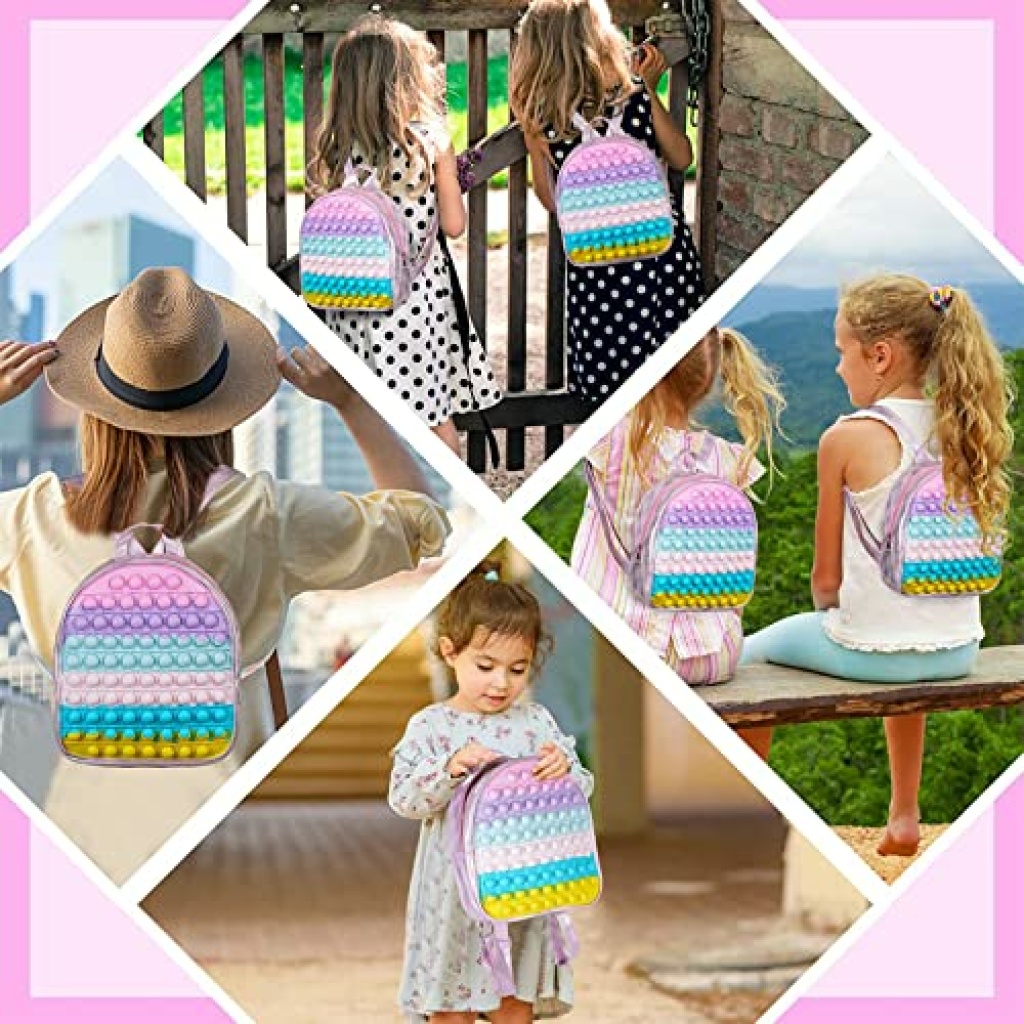 Pop Backpack it, Pop Bag it Fidget Handbag, Pop Fidget It Toys Backpack ...