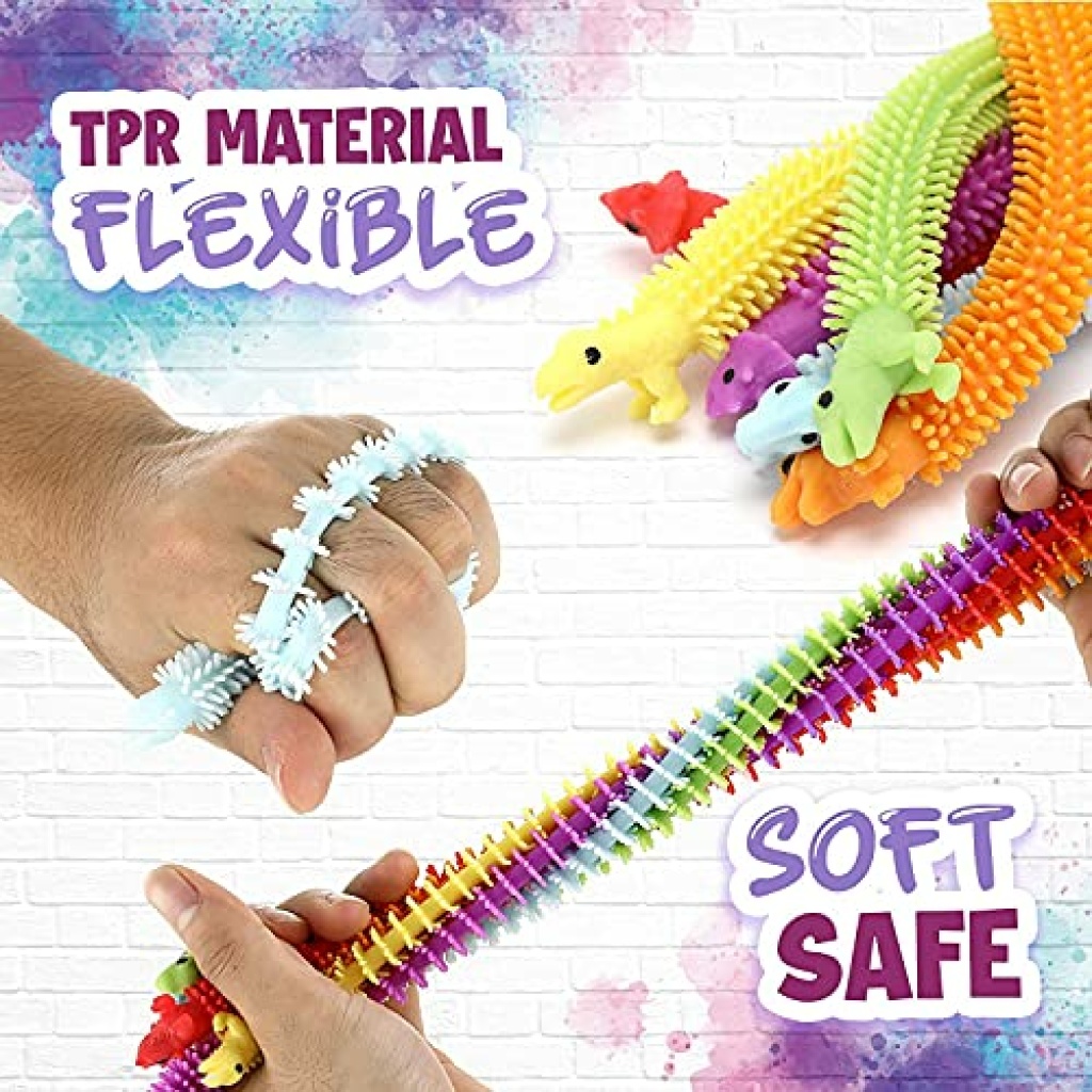 Sensory Fidget Stretchy Strings, Stress Relief String Toys for Kids and ...