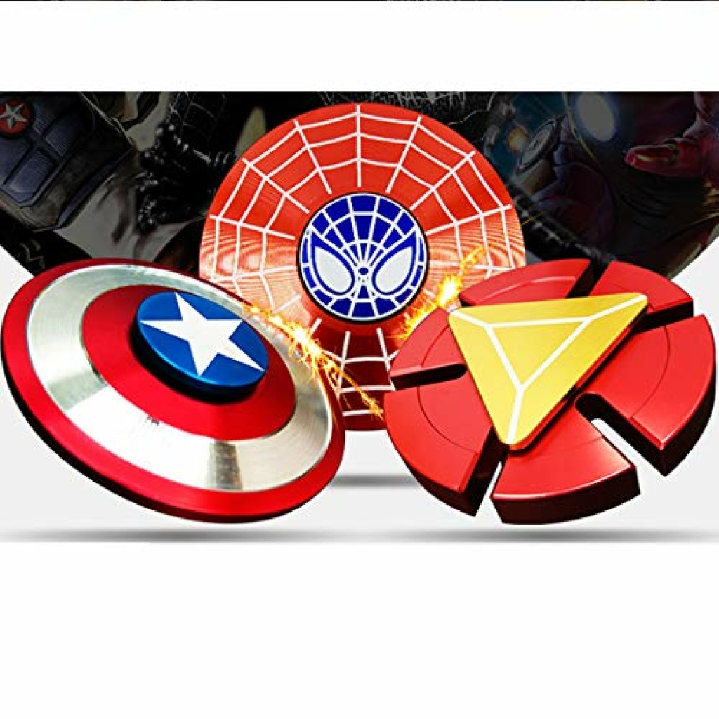 Superhero Fidgit Spinners Handheld Fidget Toys Set Kit Finger Hand ...