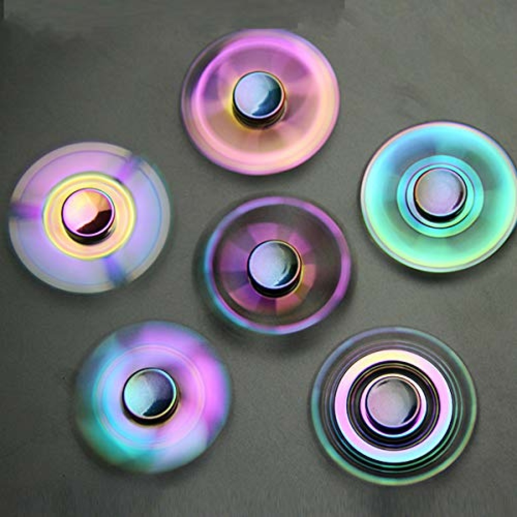Cool Fidget Spinner Toy Metal For Kids Adults, Small Finger Hand ...