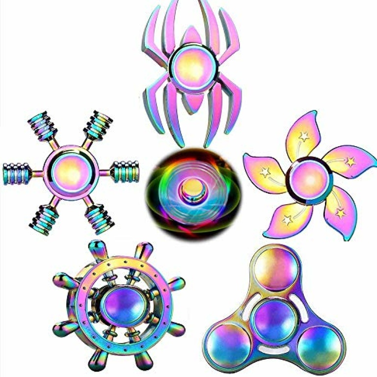 Cool Fidget Spinner Toy Metal For Kids Adults, Small Finger Hand ...