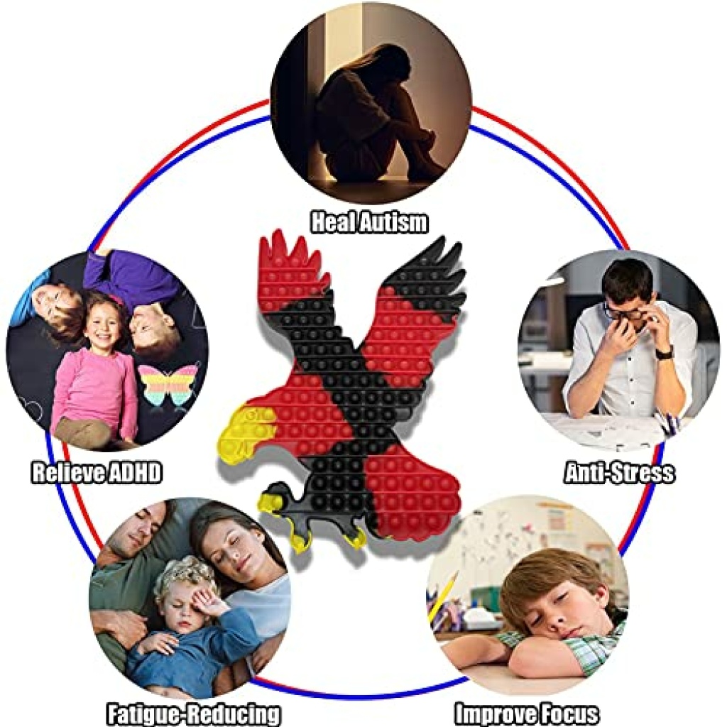 Wulcea Giant Pop Fidget Toy Jumbo Big Large Game Push Bubble Huge ...