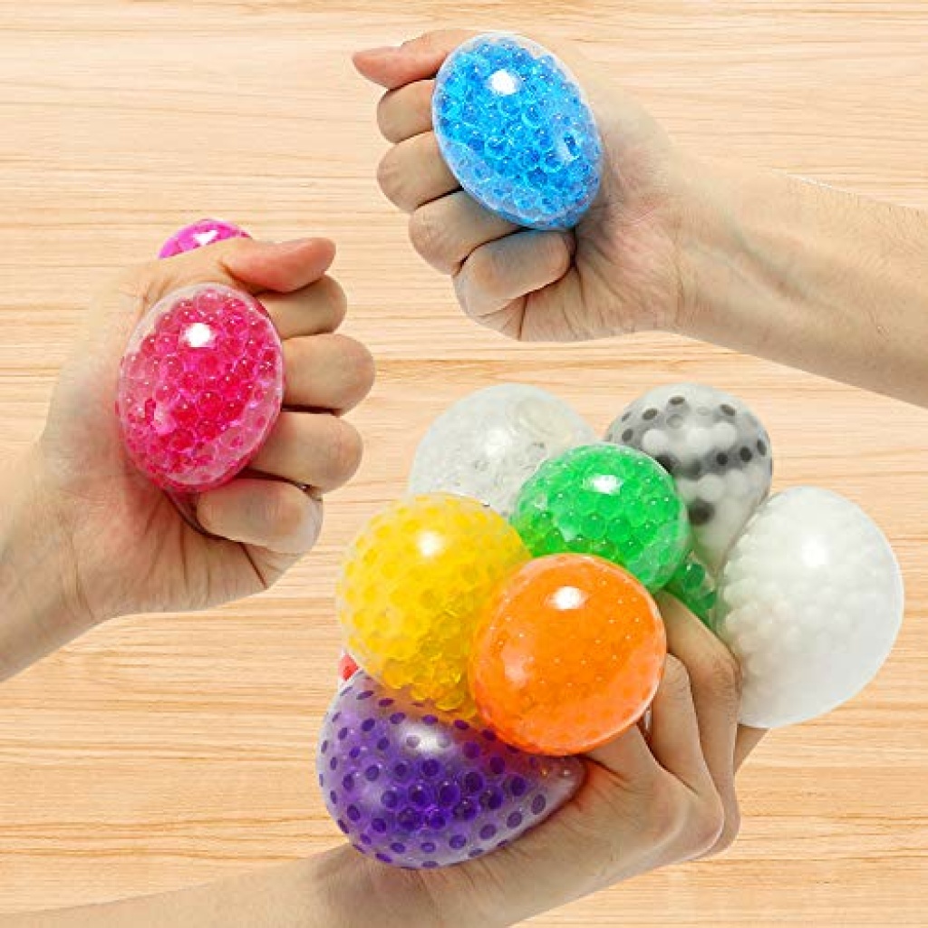 ZaxiDeel 12 Pack Sensory Stress Ball - Alleviate Tension, Anxiety and ...