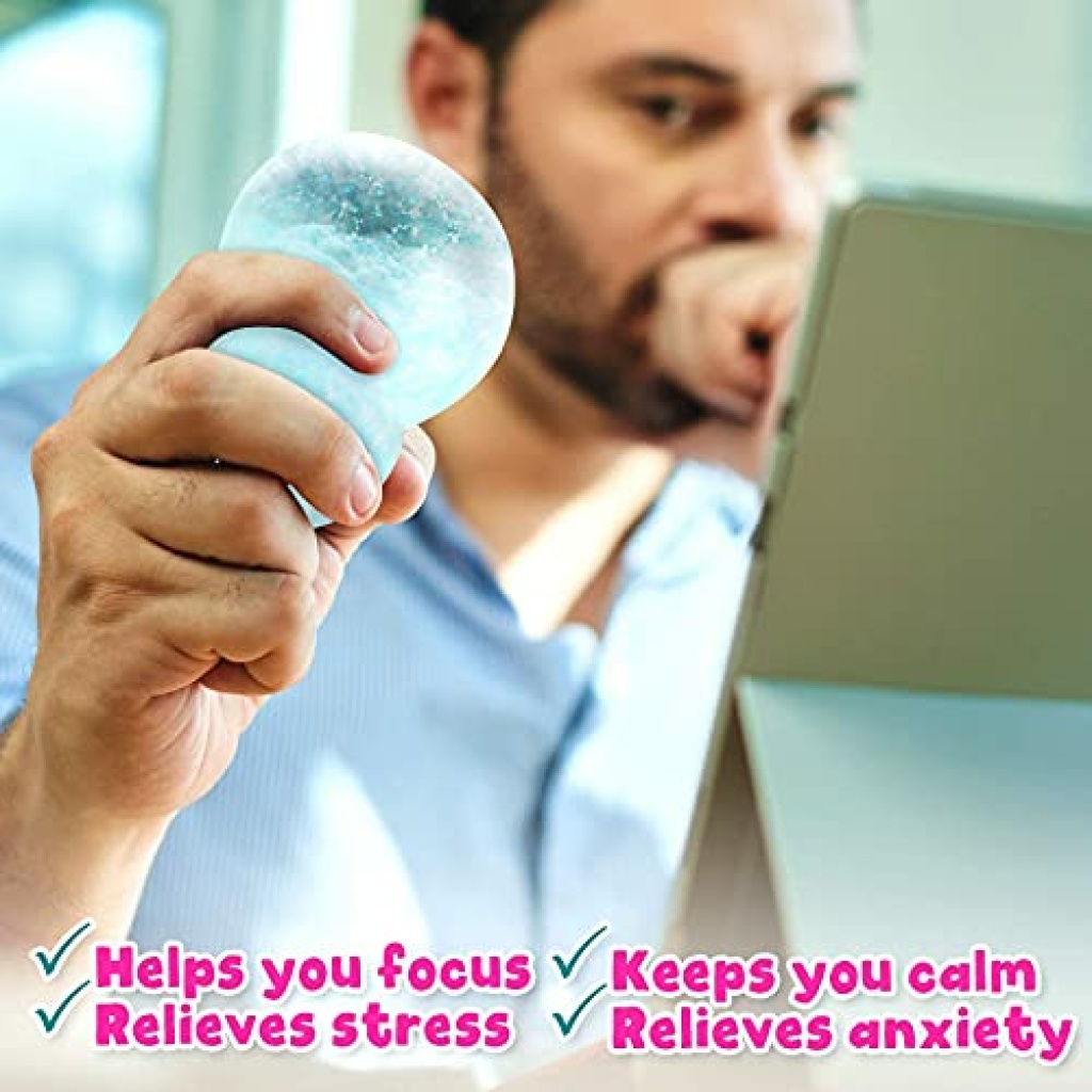 ZaxIDeel Anti Fidget Stress Balls for Kids/Adults, 3pk Sensory Stress ...