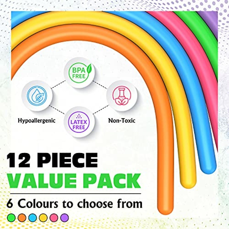 iMedic 12pcs Squishy Stretchy Strings - Sensory Toys - Monkey Noodles ...