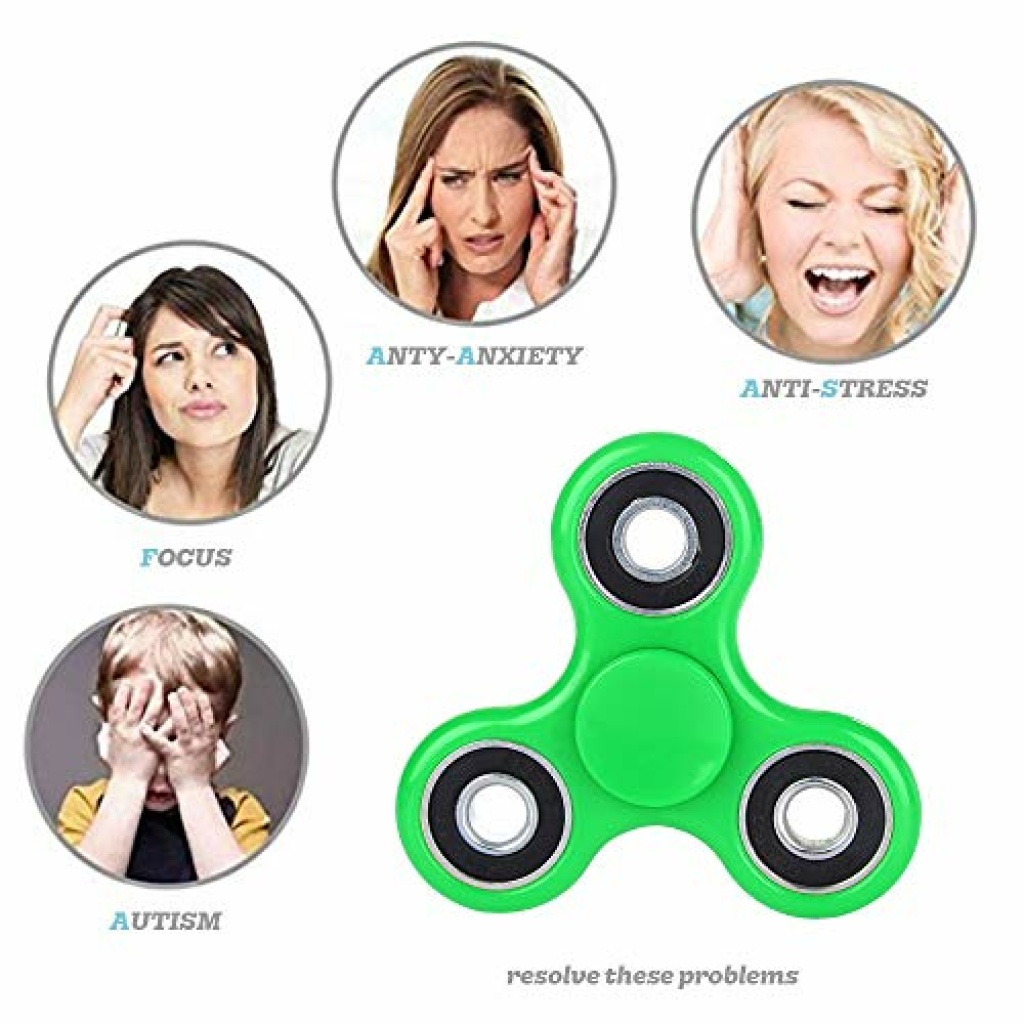SCIONE Fidget Spinners 5 Pack for Kids Adults-Sensory Fidget Toys -ADHD ...