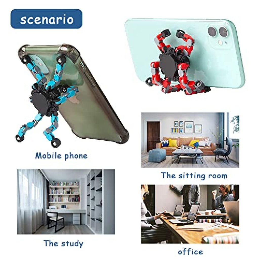 Toytops Hand Spinners , 4 Pack Transformable Creative Mechanical Gyro ...