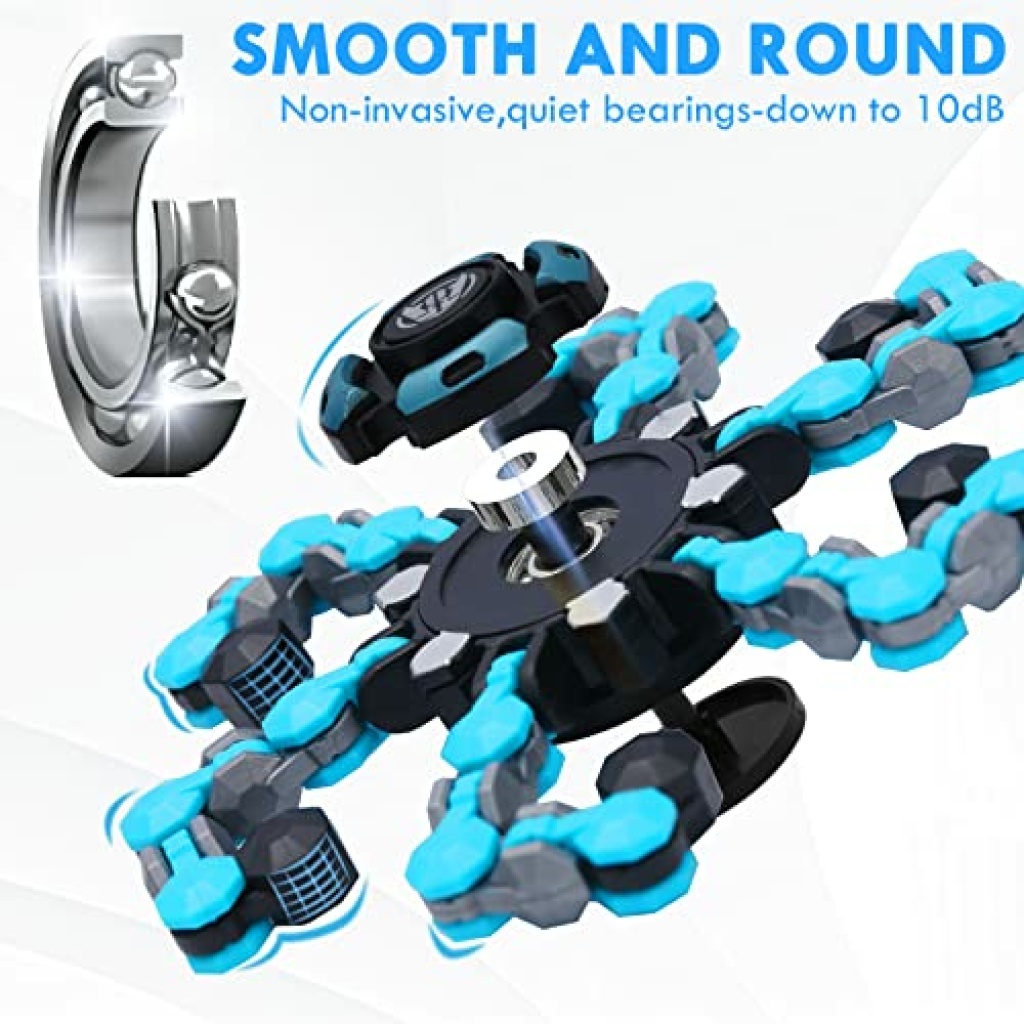 6pcs Transformable Fidget Spinner Toy, Funny DIY Fingertip Spin Top ...