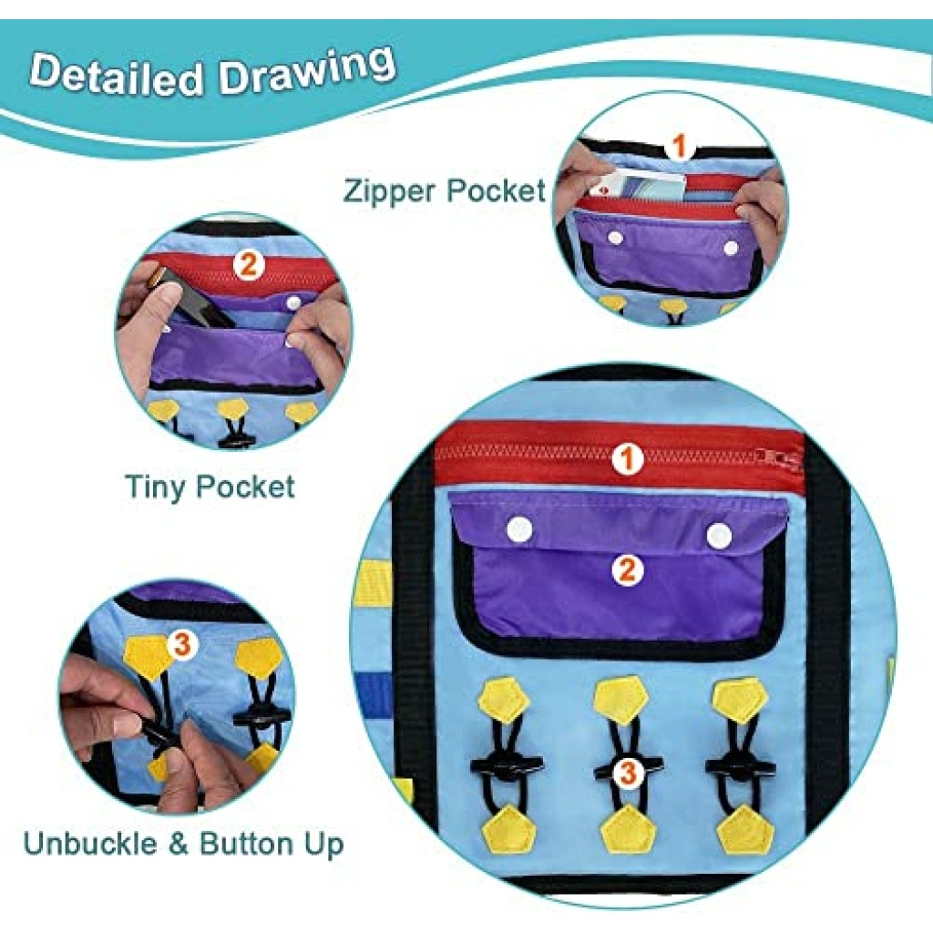 Fidget Blanket Muffs for Dementia Patients Sensory Blankets Autism ...