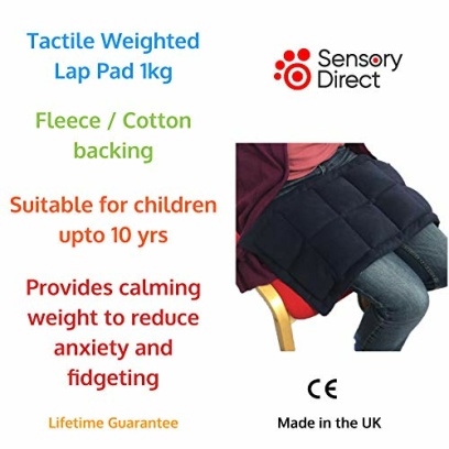 Sensory Direct Fleece Weighted Lap Pad - 1kg, for School, at Home ...