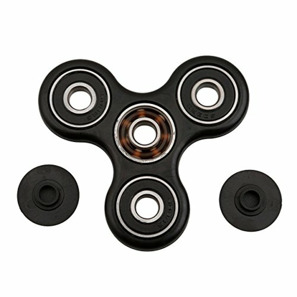 eLander Fidget Toys Hand spinner [Black], ADHD, Anxiety, and Autism ...