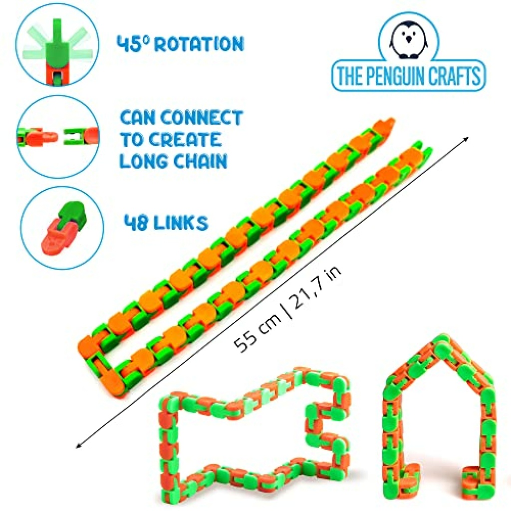 Caterpillar Stretchy Strings Sensory Squeeze Toys Set - 6-Pack Sensory ...