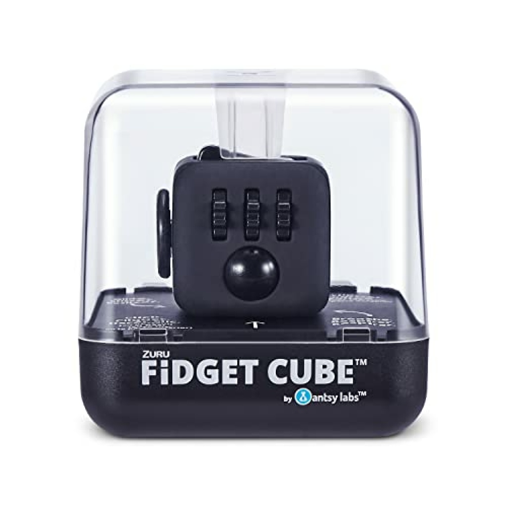 Fidget Original Cube Black, Stress Relief Toy, Sensory Toy, Black (2 ...