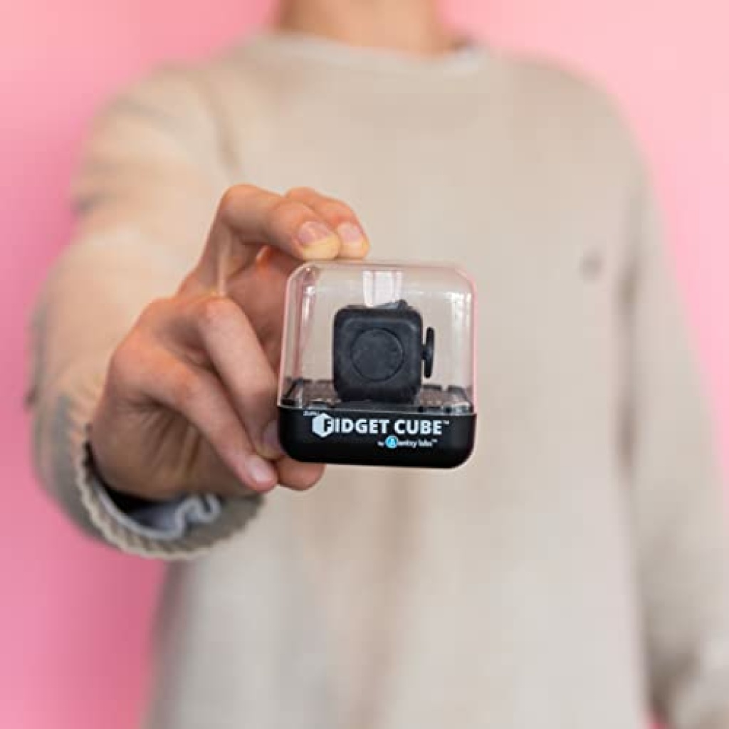 Fidget Original Cube Black, Stress Relief Toy, Sensory Toy, Black (2 ...