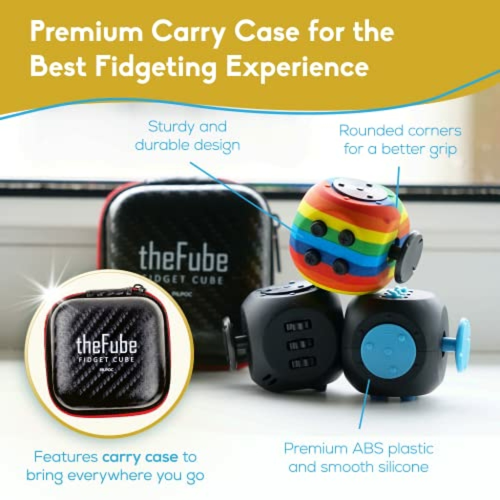 PILPOC theFube Fidget Cube - Deluxe Authentic Fidget Toys for Adults ...