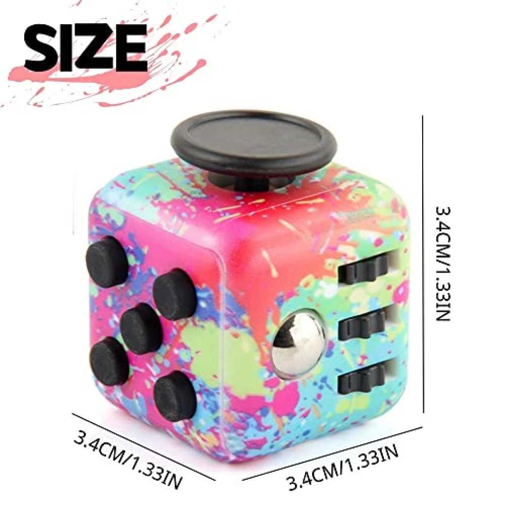 Yeefunjoy Fidget Toy Cube Toy Sensory Toy With 6 Different Functions ...