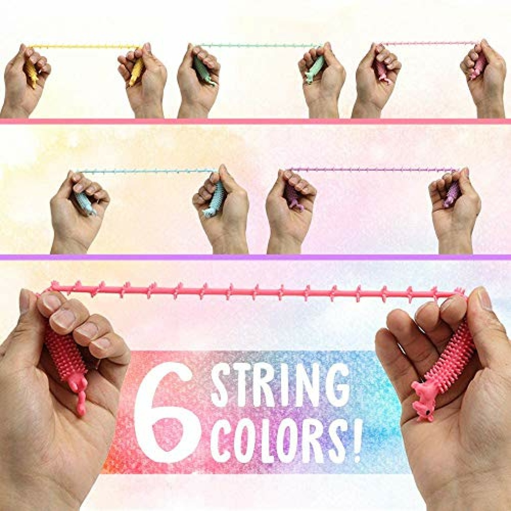 mciskin Sensory Stress Relief and Fidget Therapy Unicorn Stretchy ...