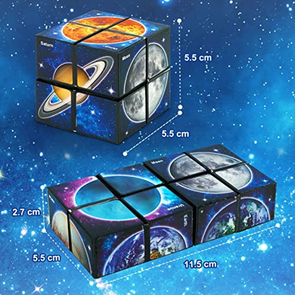 Euclidean Cube Star Cube 2 in 1 Yoshimoto Cube for Kids and Adults, Toy ...