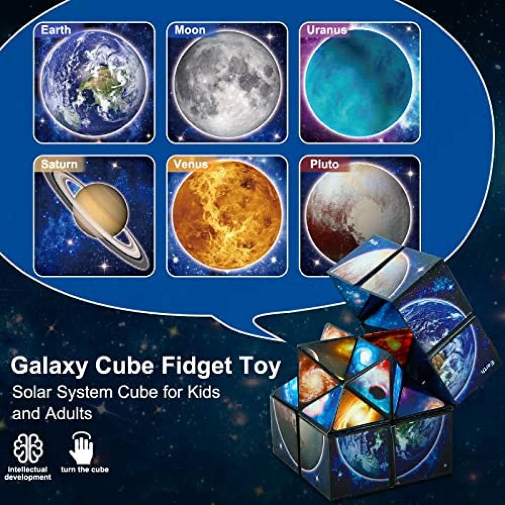 Euclidean Cube Star Cube 2 in 1 Yoshimoto Cube for Kids and Adults, Toy ...